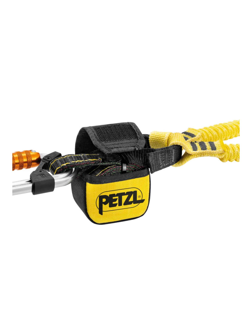 Petzl ABSORBICA-Y MGO L012CB00 – Longe double 80 cm avec absorbeur | Équipeur