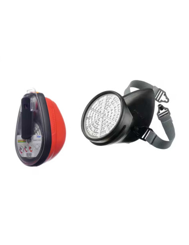 Demi-masque d’évacuation Dräger PARAT® 3100 - Protection respiratoire d ...