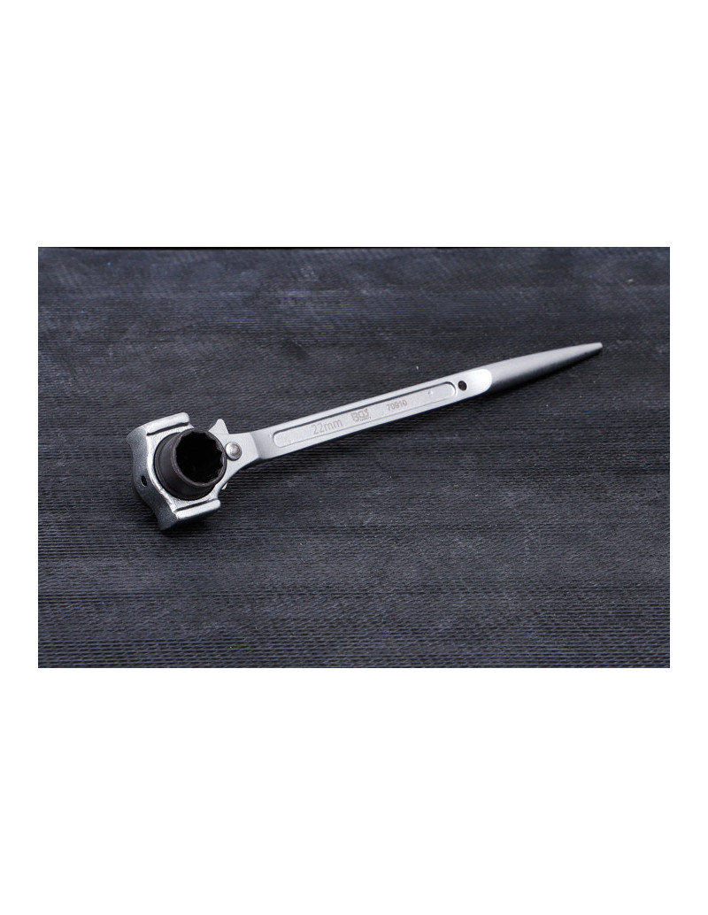 Clé à cliquet 19/22 pour échafaudeur - RACAGNAC avec double DARRACQ - BGS®