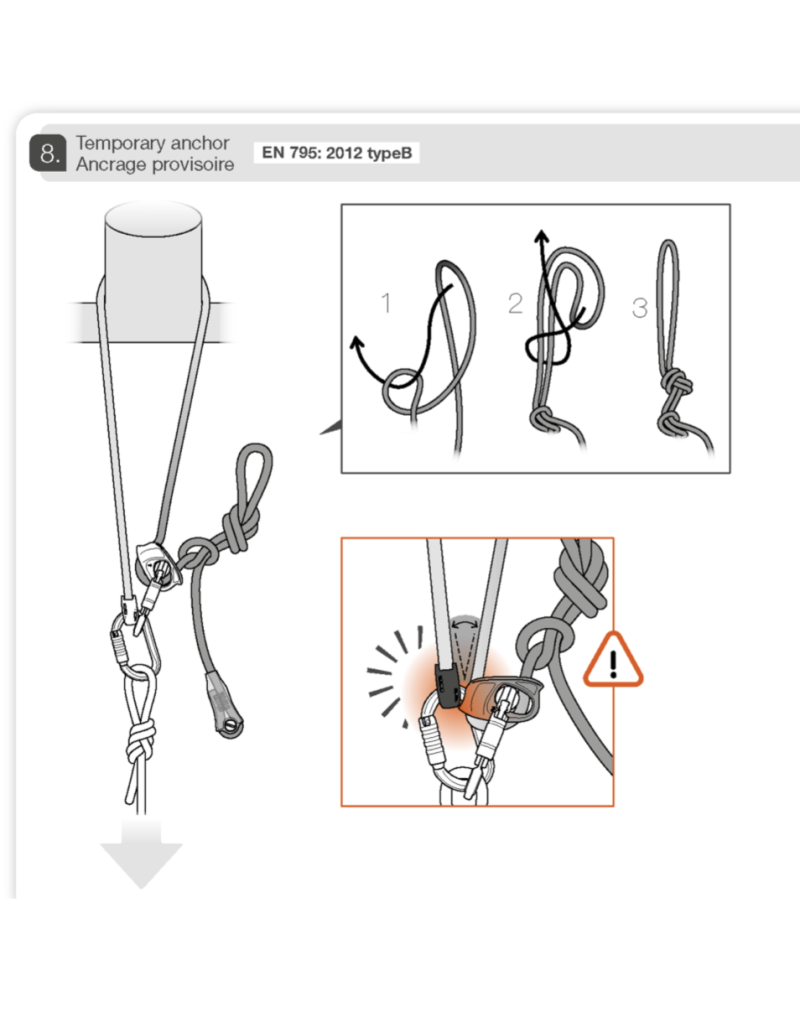 Petzl PROGRESS ADJUST-I – longe de progression réglable 2 à 5 m ...