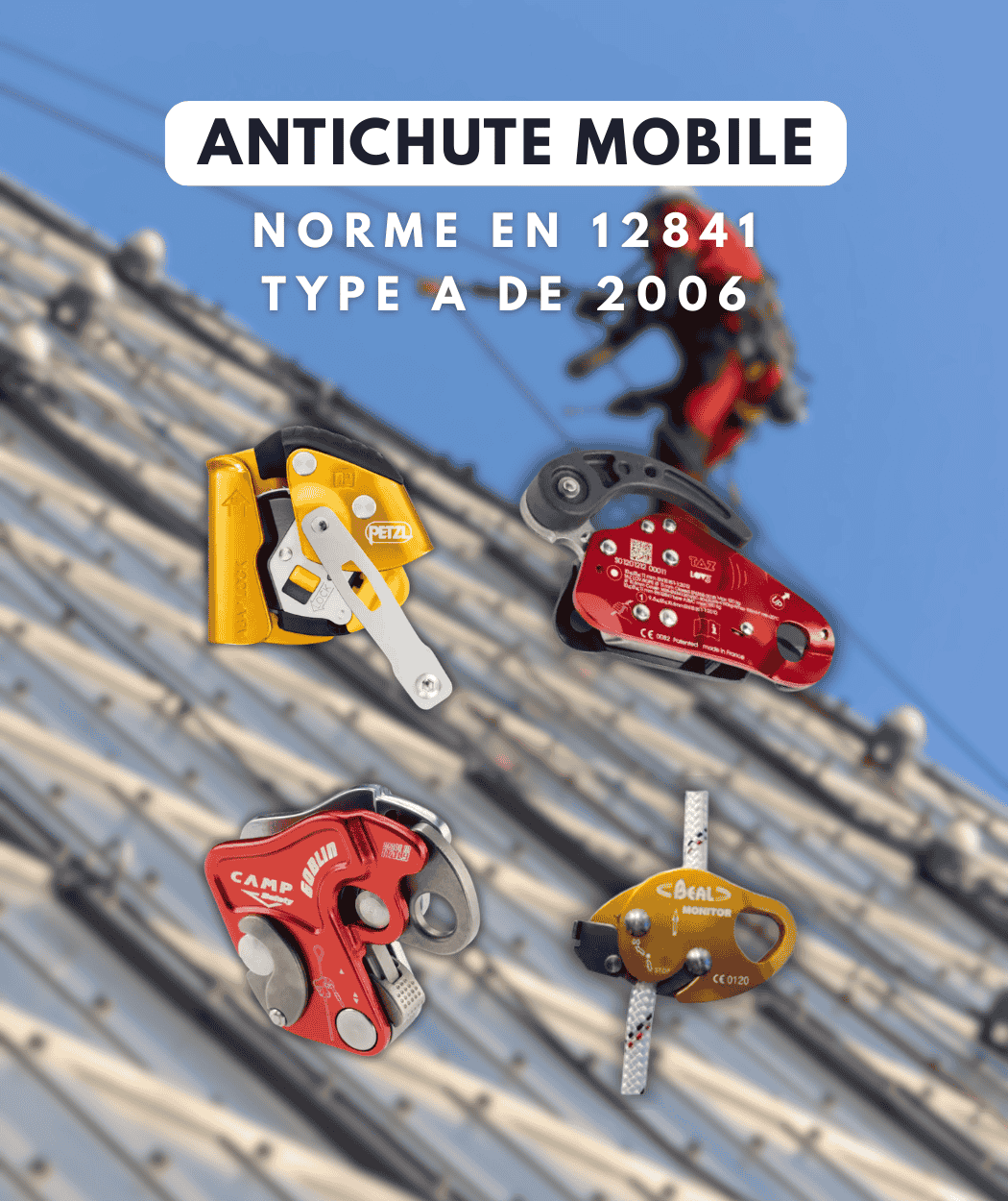Norme EN 12841 type A de 2006 - Antichutes mobiles pour cordistes - L ...